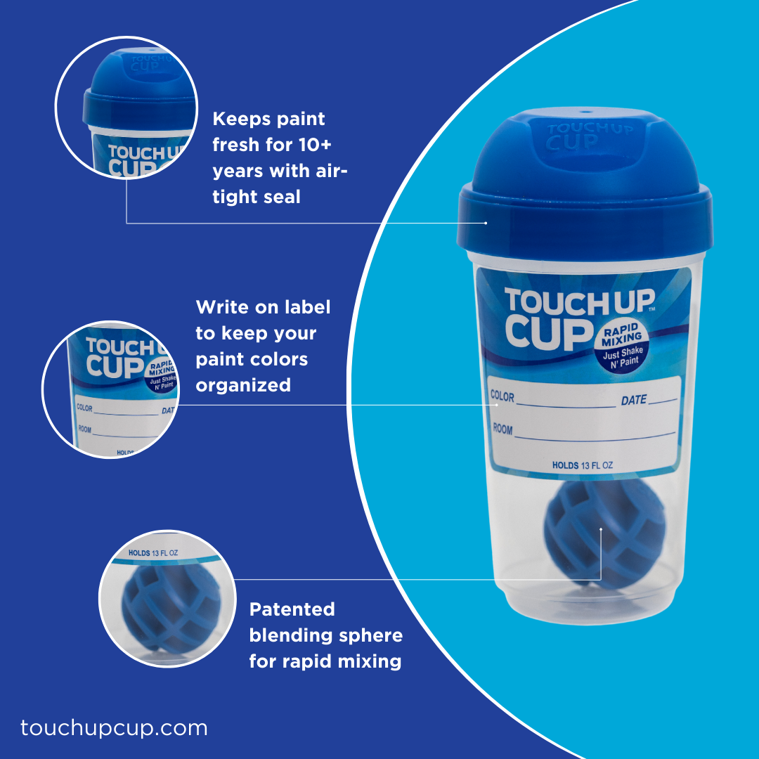 Touch Up™ Cup | Two Pack - Paint Storage Cups with Blending Sphere – Touch Up Cup